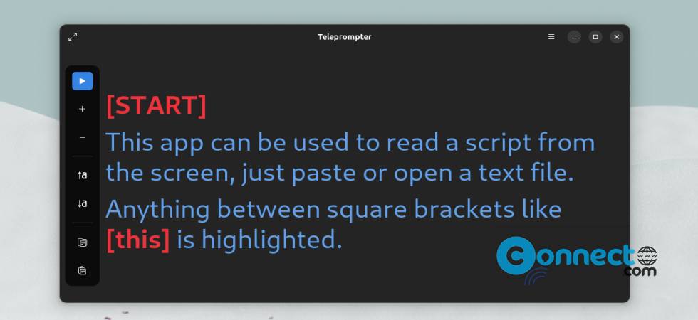 How to Display Scrolling Text on Screen Using Teleprompter | CONNECTwww.com