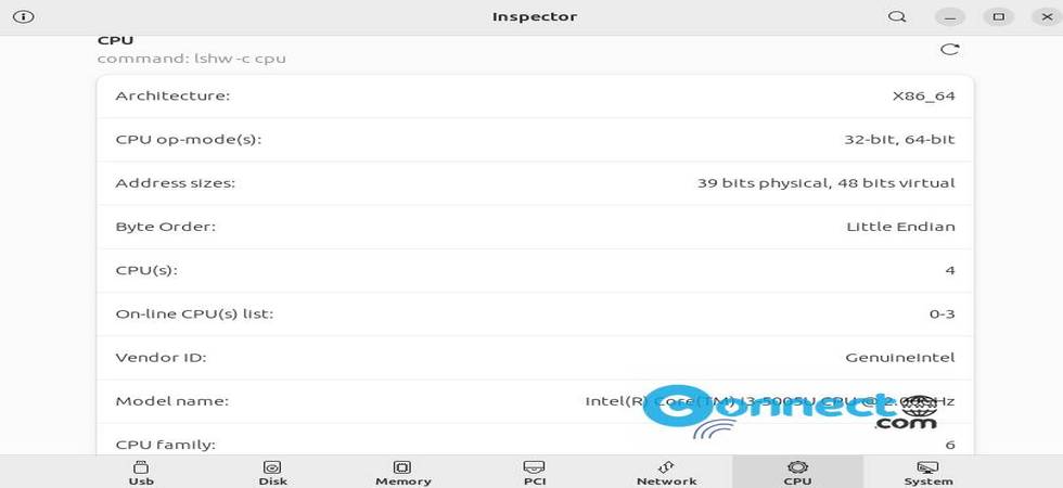 How to View System Information Using Inspector App | CONNECTwww.com