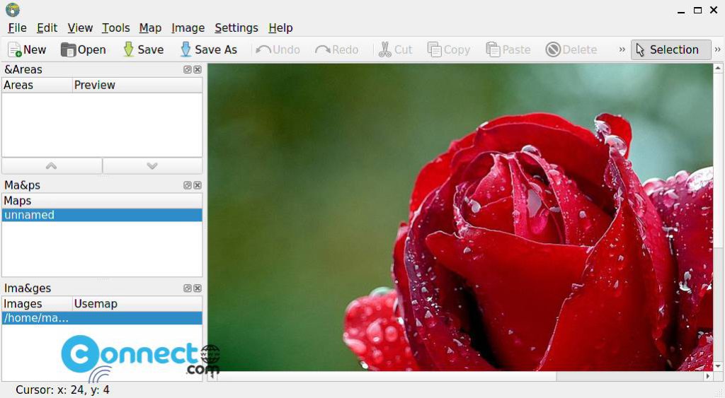 KImageMapEditor HTML Image Map Editor | CONNECTwww.com