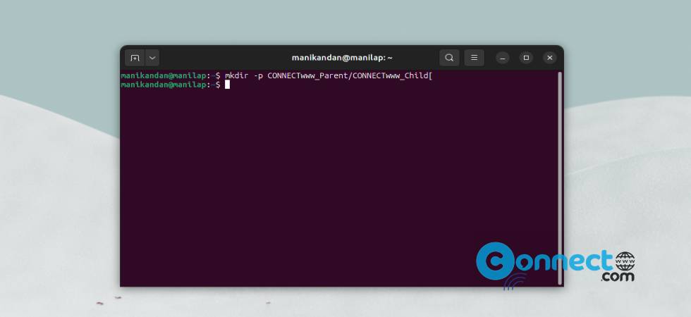 How to Create and Delete Directories in the Terminal | CONNECTwww.com How to Create and Delete Directories in the Terminal | CONNECTwww.com