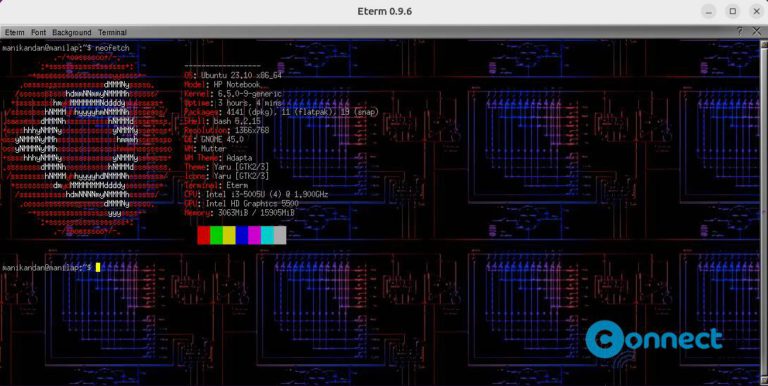 Eterm Terminal Emulator | CONNECTwww.com
