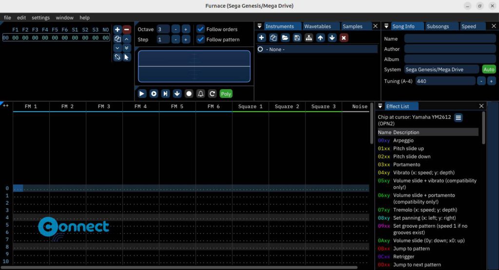 Furnace Chiptune Tracker Application | CONNECTwww.com