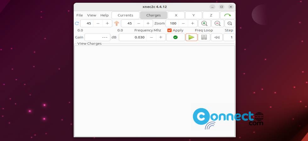 Xnec2c NEC2 Antenna Simulation Application | CONNECTwww.com