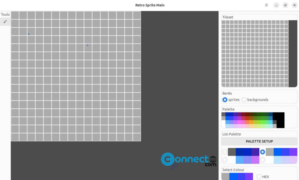 Retro Sprite Editor | CONNECTwww.com