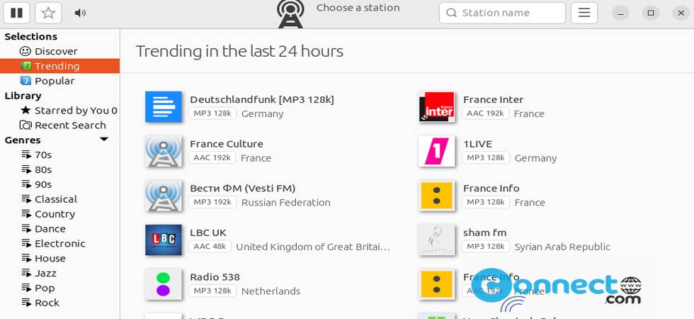 Tuner Internet Radio Station Player | CONNECTwww.com
