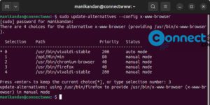 How to Set Your Favorite Browser as Default through Terminal in Ubuntu | CONNECTwww.com