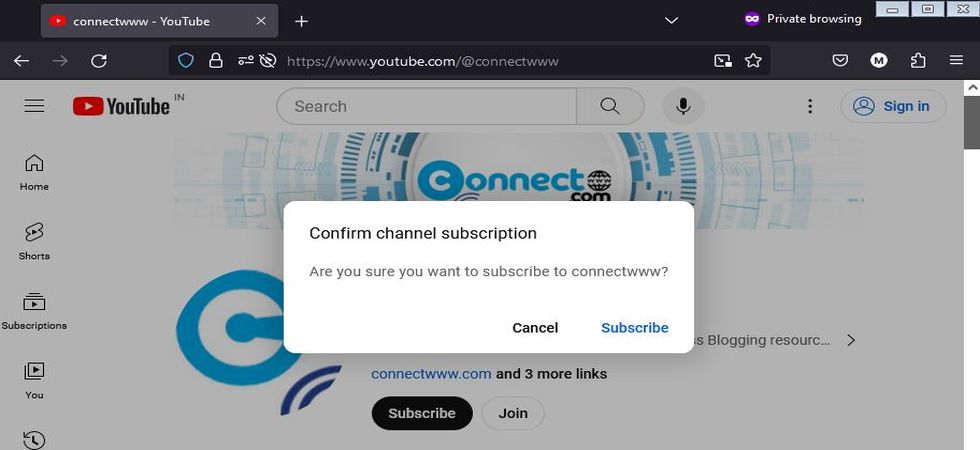 How to Make a YouTube Subscribe Link | CONNECTwww.com