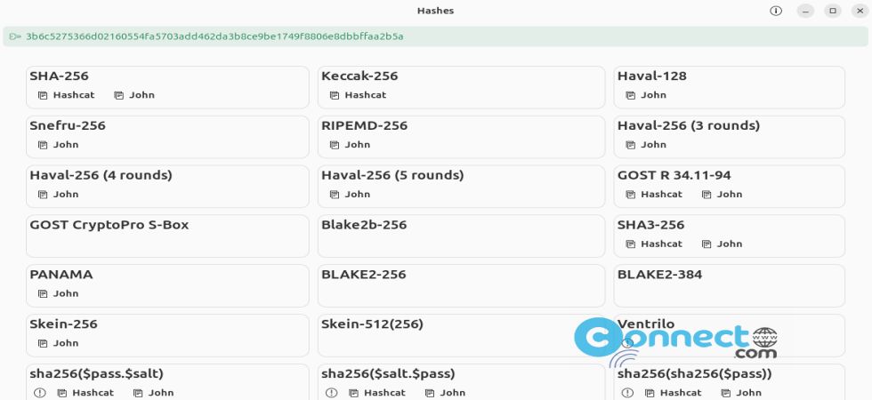 Hashes Hash Algorithm Identification Application 2733