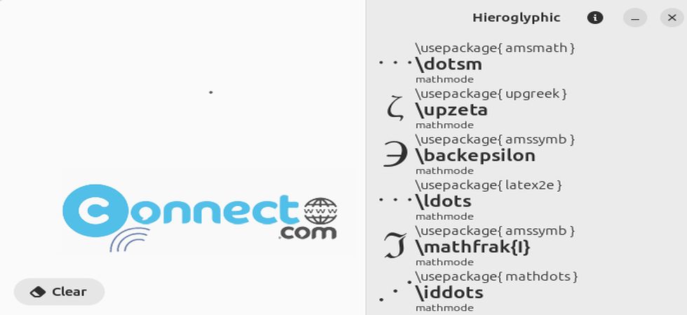 Hieroglyphic LaTeX Symbols Database | CONNECTwww.com