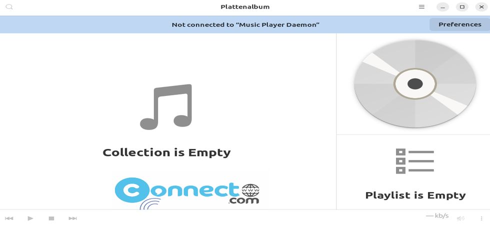 Plattenalbum Music Player Daemon MPD Client App | CONNECTwww.com