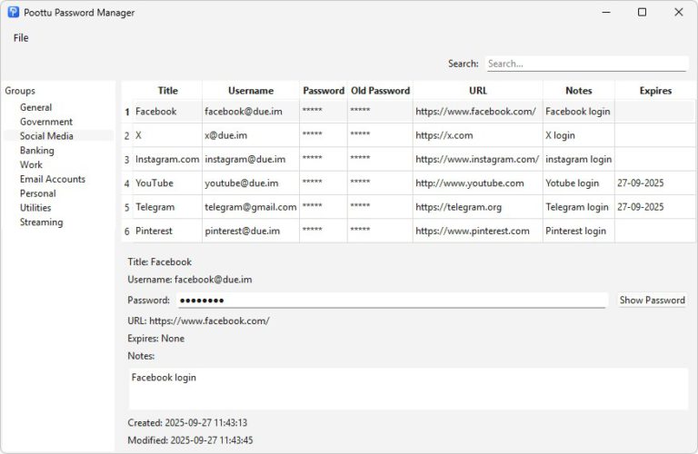 Poottu Password Manager – A Secure, Offline, Open-Source Vault for ...